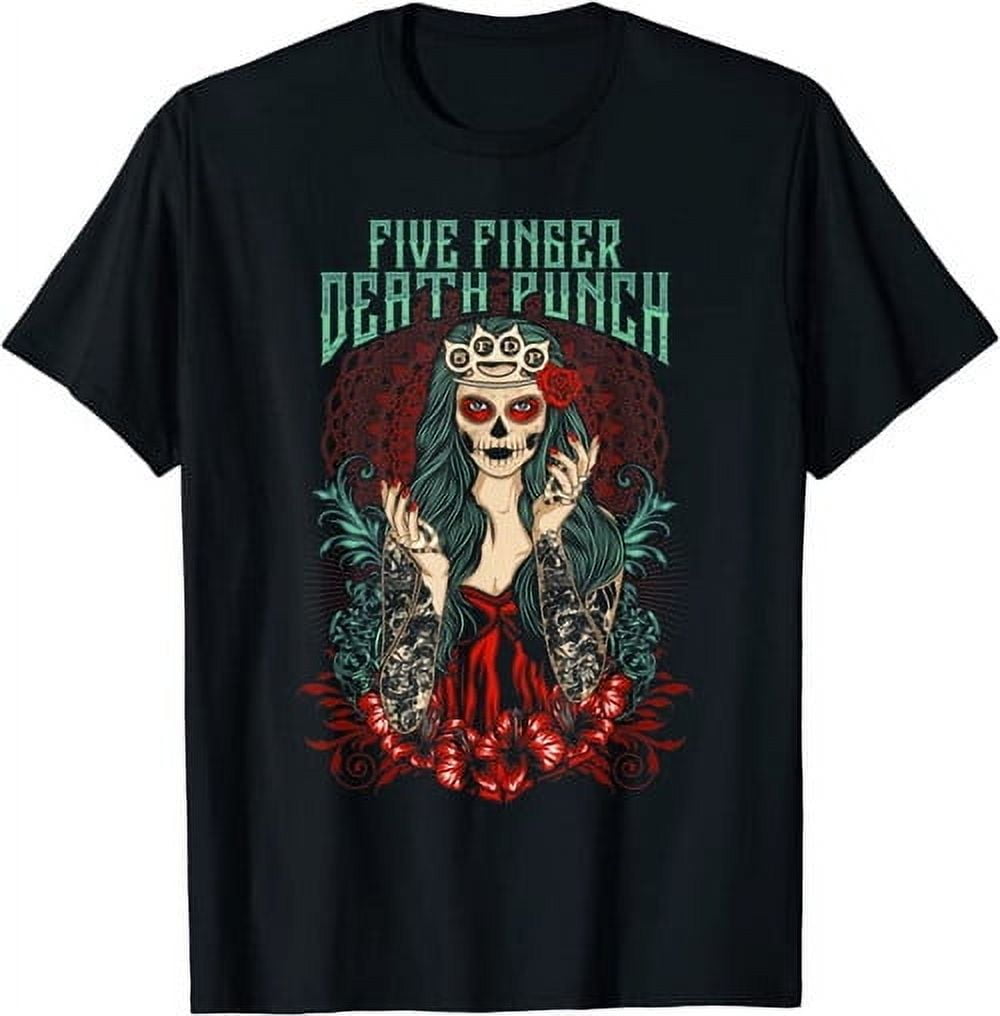 Five Finger Death Punch Lady Muerte T-Shirt - Walmart.com
