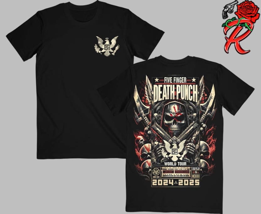 Five Finger Death Punch North American Tour Knucklehead Reaper Two ...