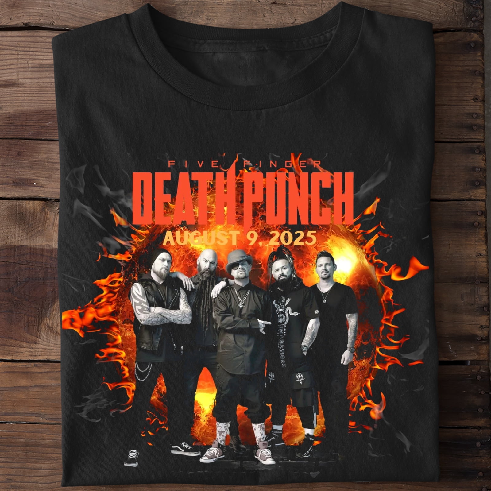 Five Finger Death Punch Tour 2025 Collection All Size S to 5XL T-shirt ...