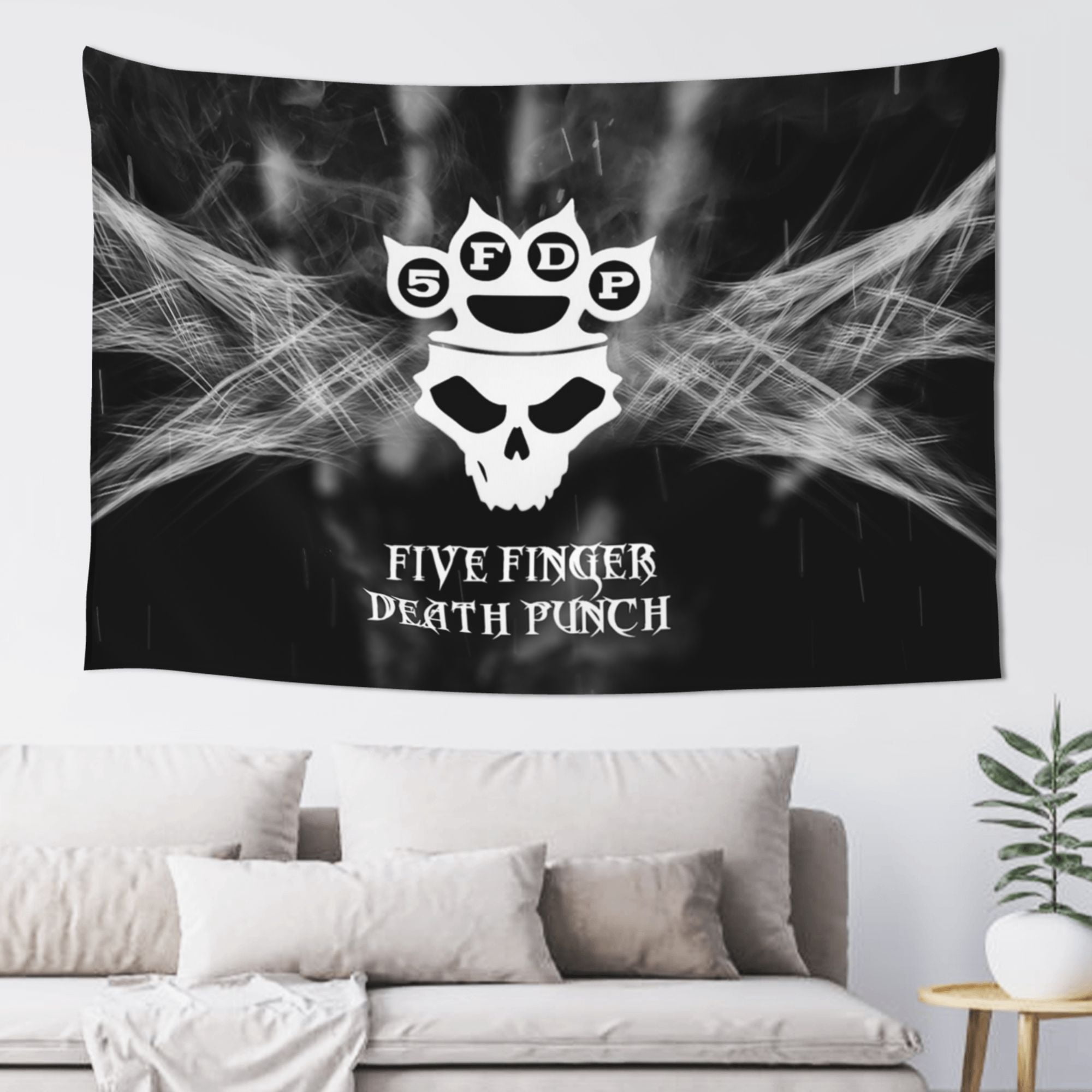 Five Finger Death Punch Wall Tapestry Poster For Bedroom Aesthetics ...