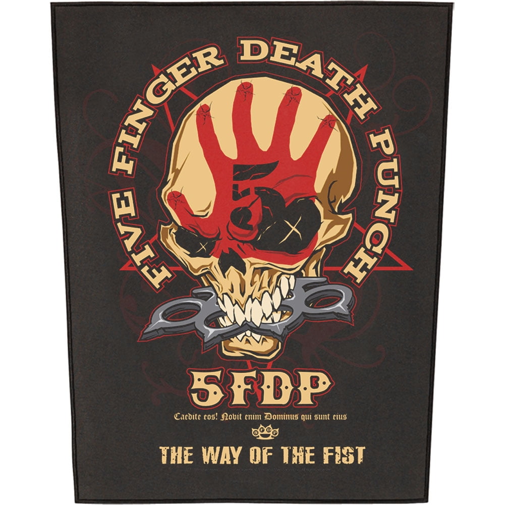 Five Finger Death Punch Way of The Fist Back Patch - Walmart.com