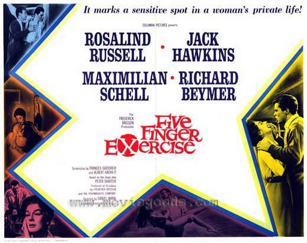 Five Finger Exercise - movie POSTER (Style A) (27" x 40") (1962 ...