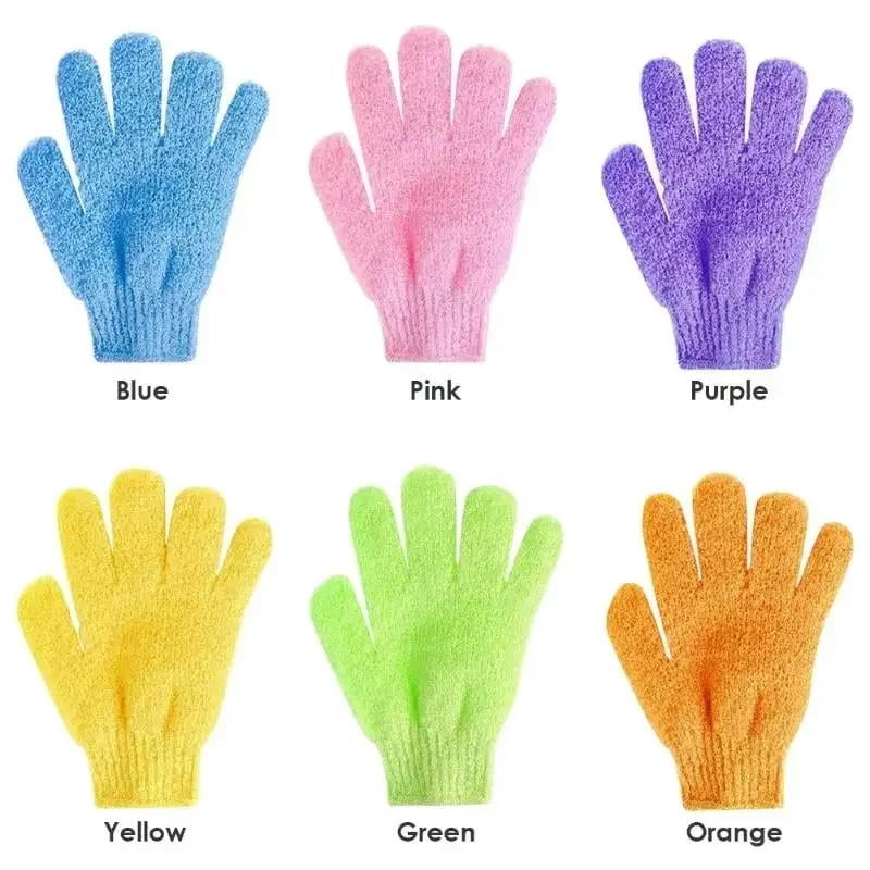 Five Fingers Bath Gloves Household Shower Towel Scrub Body Wash ...