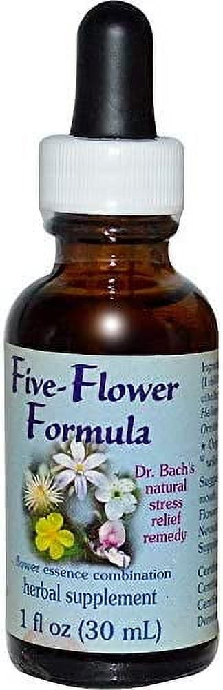 Five Flower Formula Herbal Supplement Dropper By Flower Essence - 1 Oz ...