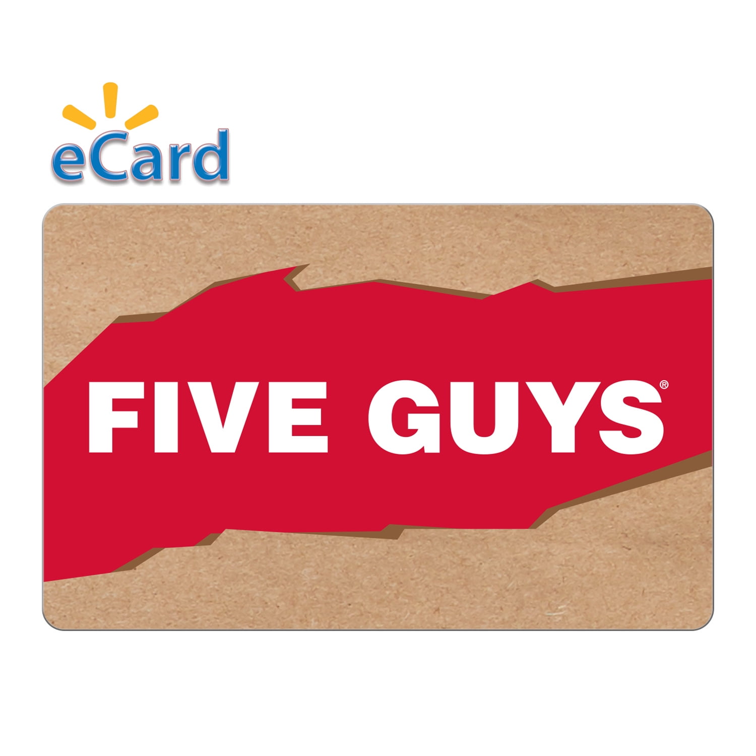 Five Guys $25 eGift Card - Walmart.com