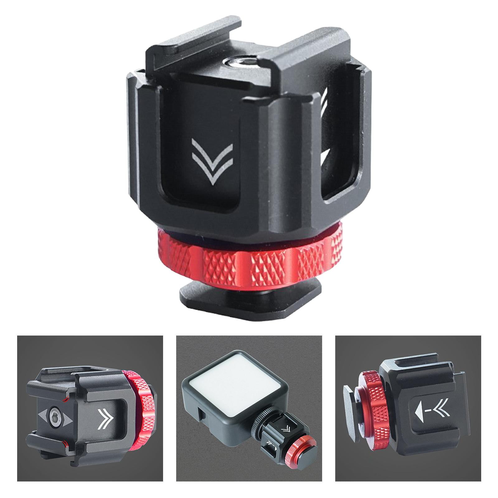 Five Head Cold Shoe Mount Adapter Camera Hot Shoe Bracket Extension ...