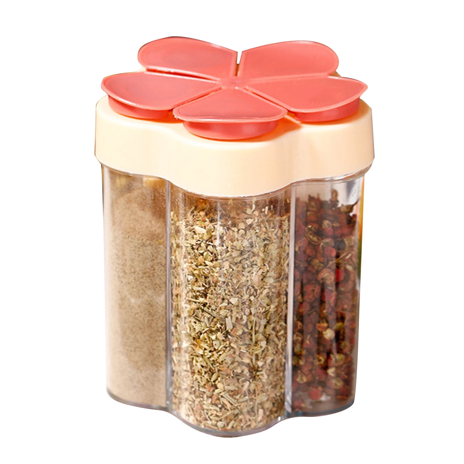 Five In One Kitchen Seasoning Jar With Sealed Proof Flip Lid and Labels ...