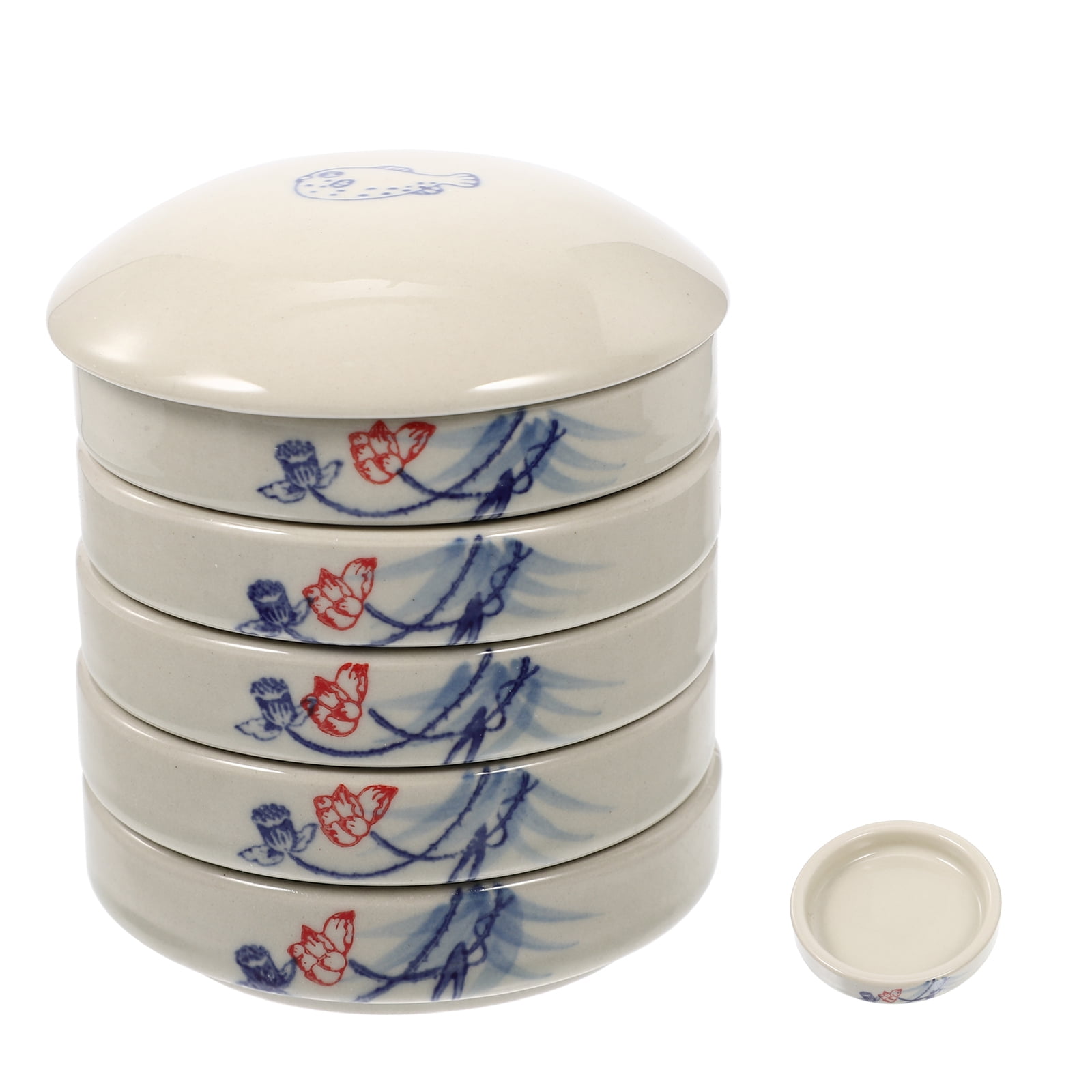 1 Set of Watercolor Paint Palettes Storage Multi Color Mixing Trays ...