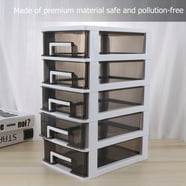 Multifunctional Five-Layer Storage Cabinet, Plastic 5 Drawer Storage ...