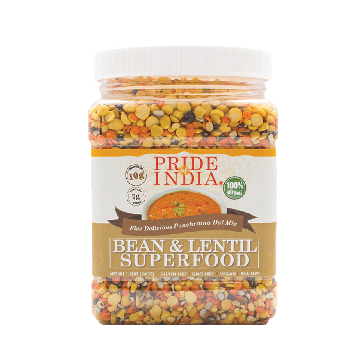 Five-Lentil & Bean Superfood Mix 1.5 lbs Jar - Walmart.com