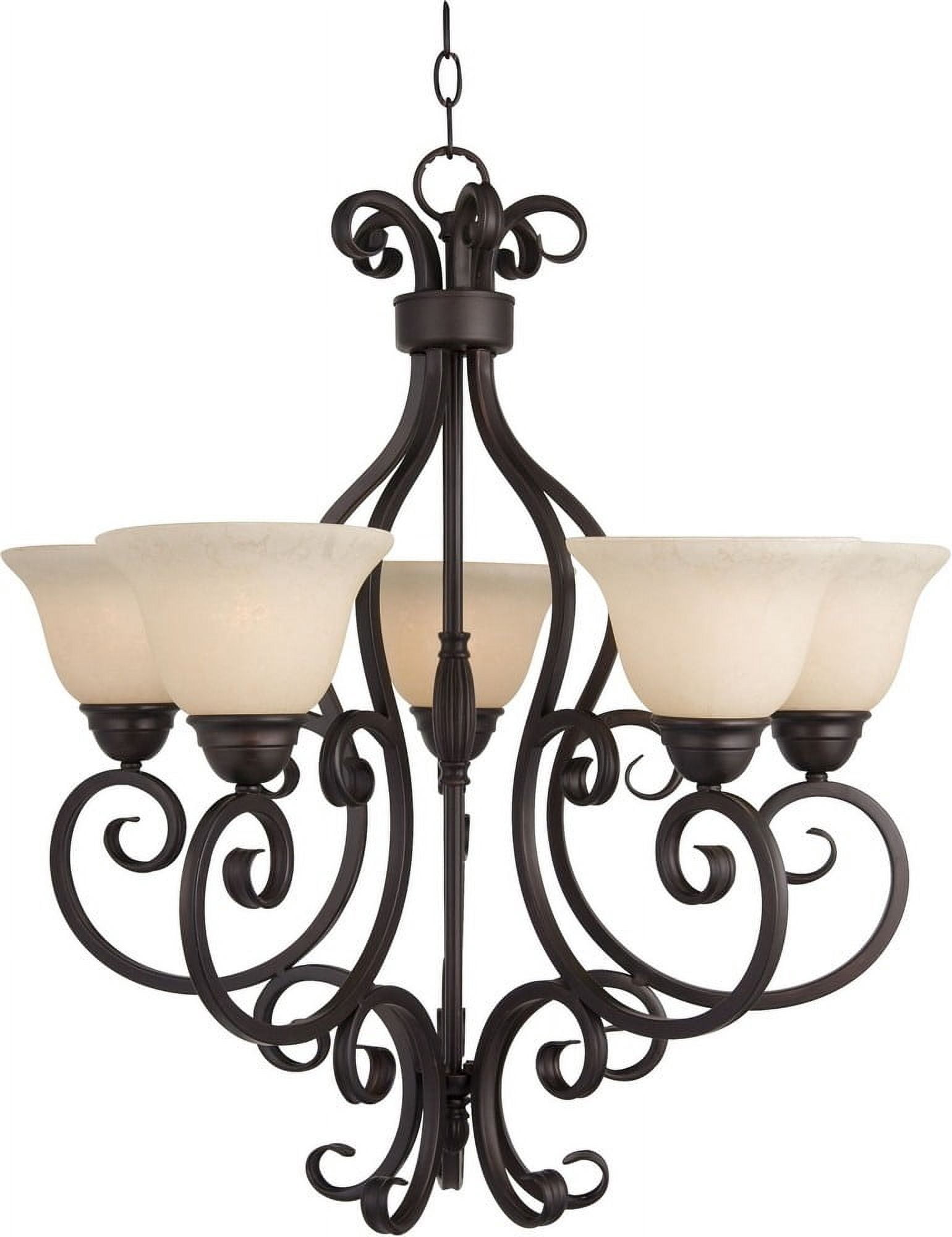 Five Light Chandelier -Traditional Installation Maxim Lighting ...