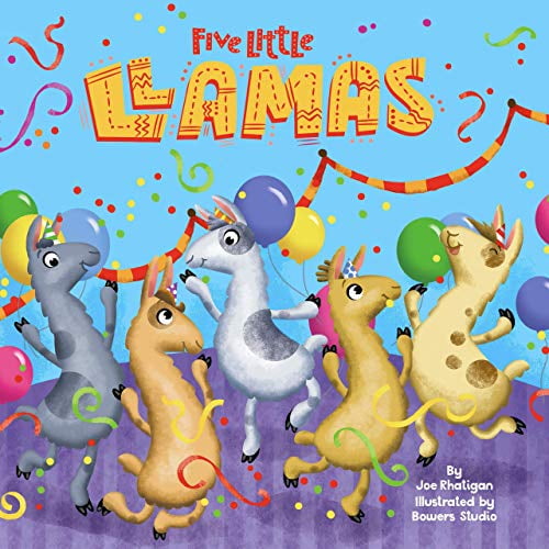 Pre-Owned Five Little Llamas - Counting - Educational (Board Book ...