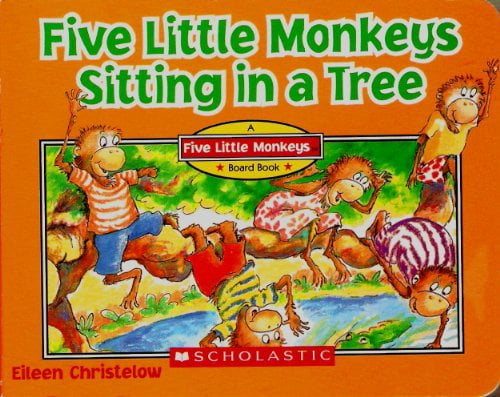 Pre-Owned Five Little Monkeys Sitting in a Tree (Unknown) 0545036100 ...