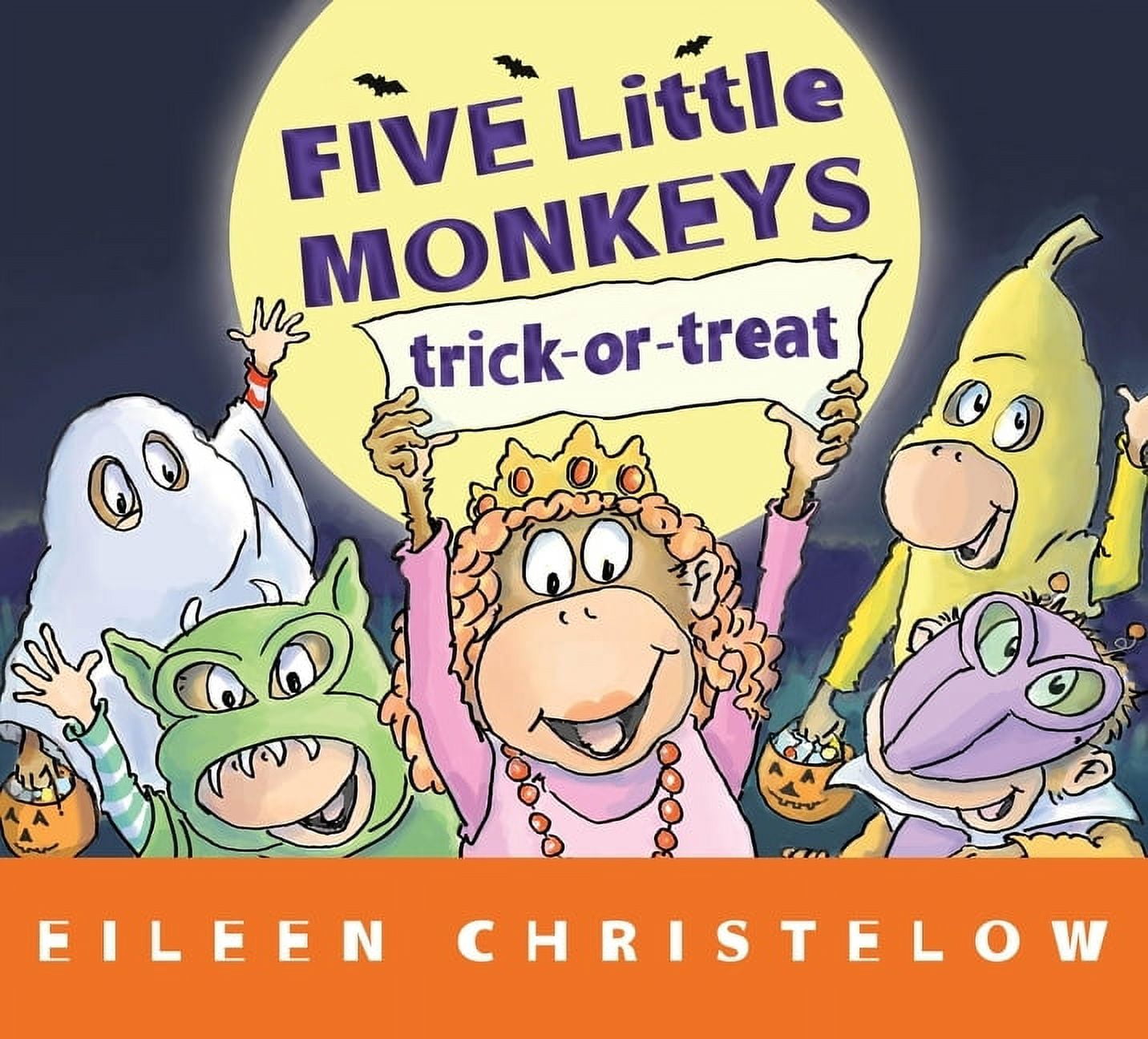 Five Little Monkeys Story Five Little Monkeys Trick-Or-Treat Lap Board ...
