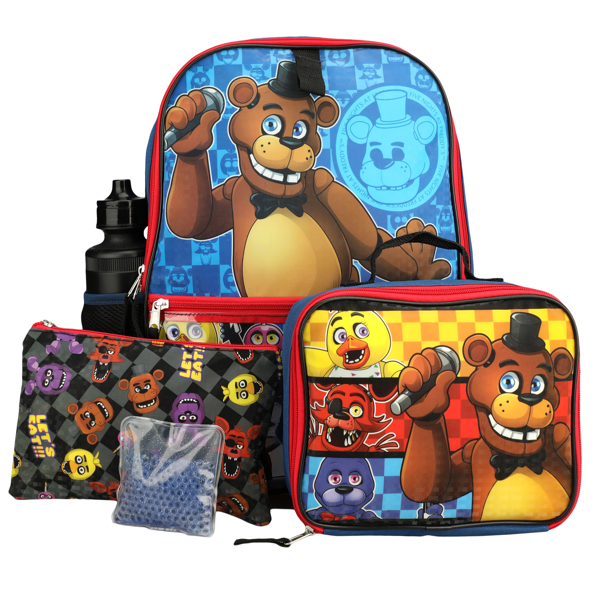 Five Nights At Freddy's Characters Backpack, FNAF Chica Foxy Bonnie ...
