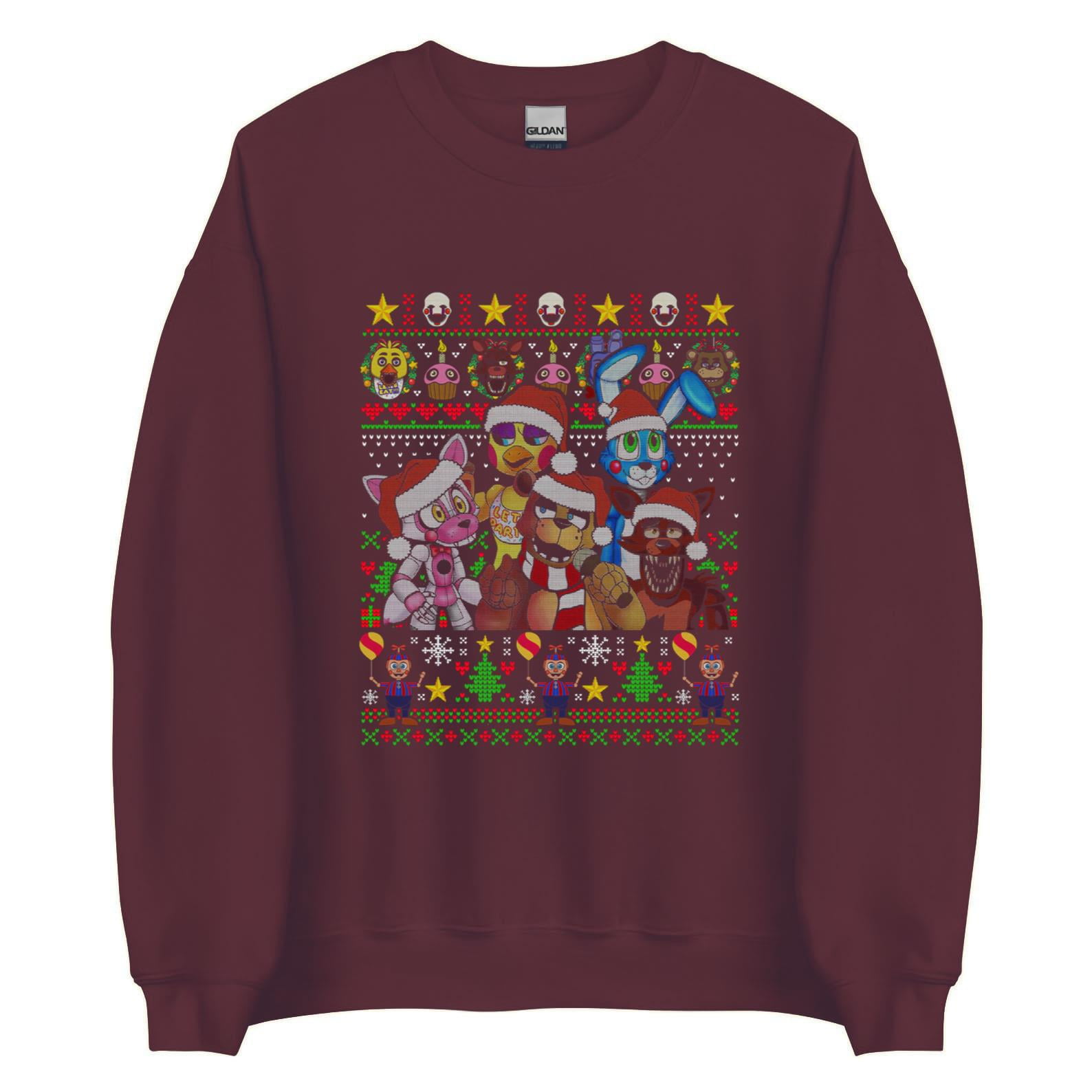 Five Nights At Freddy'S Christmas Ugly Sweatshirt, Five Nights At FreddyS Tee, Five Nights At ...