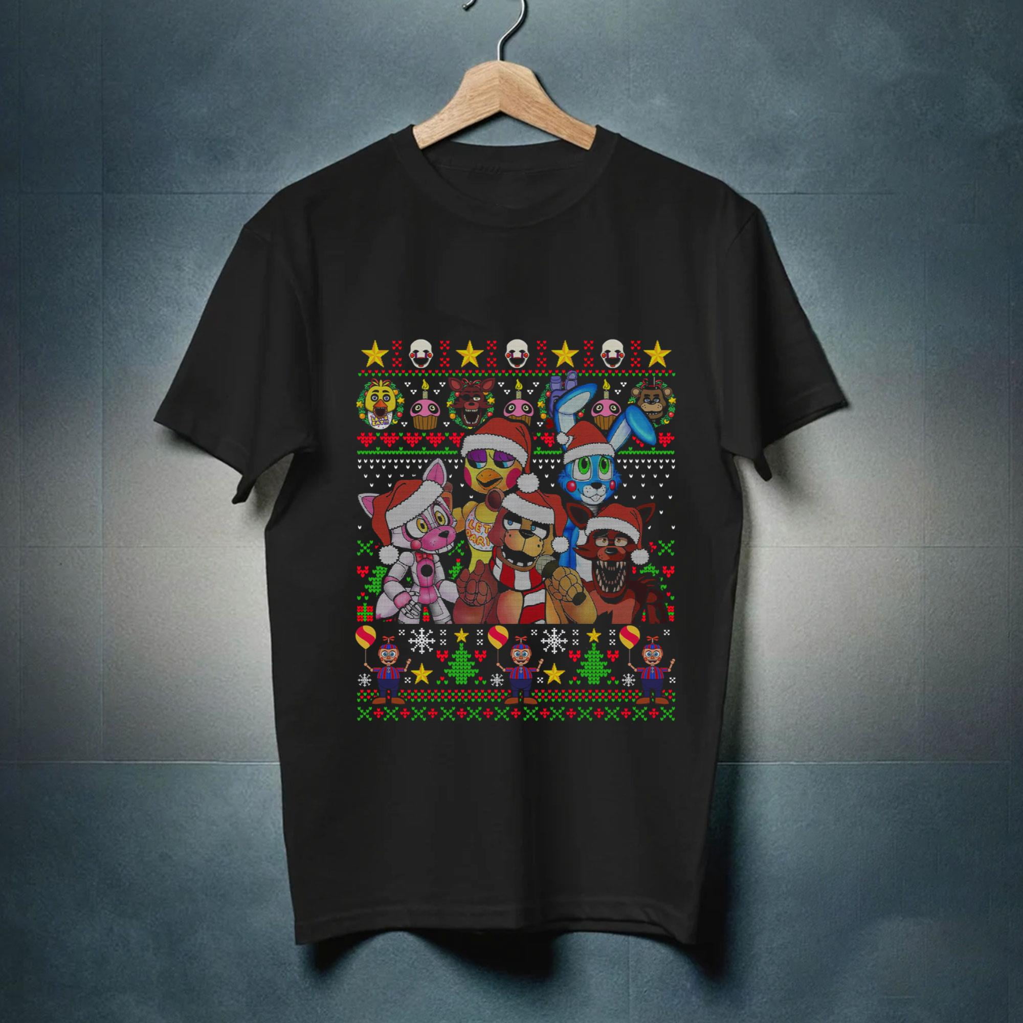 Five Nights At Freddy'S Christmas Ugly Sweatshirt, Five Nights At ...