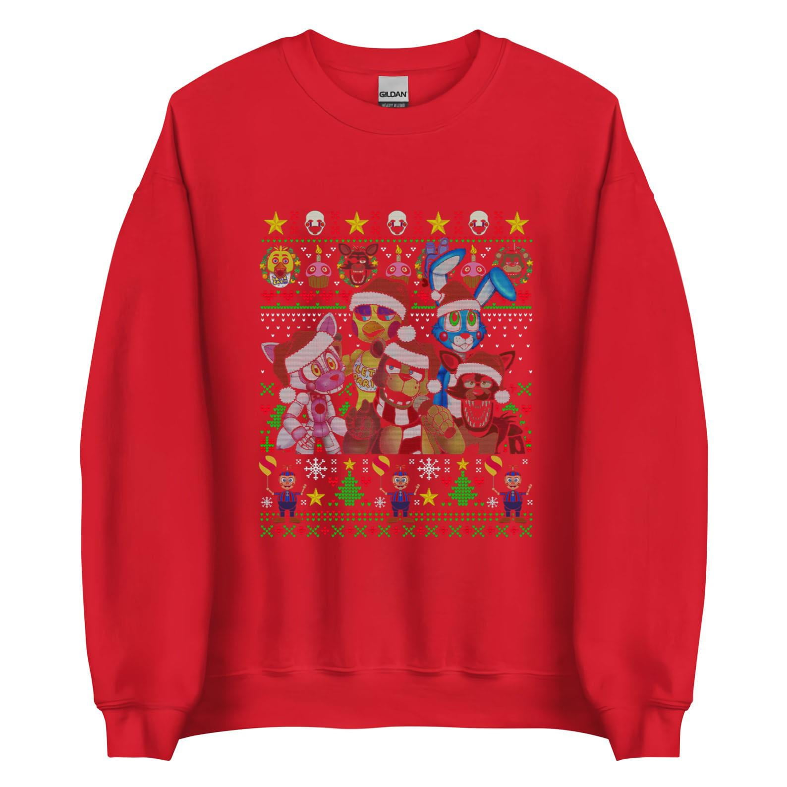 Five Nights At Freddy'S Christmas Ugly Sweatshirt, Five Nights At ...