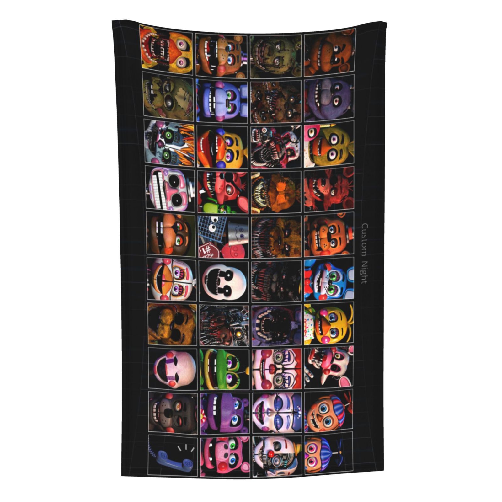 Five Nights At Freddy'S Fnaf Anti-Pilling Flannel 32"X48" Super Soft ...