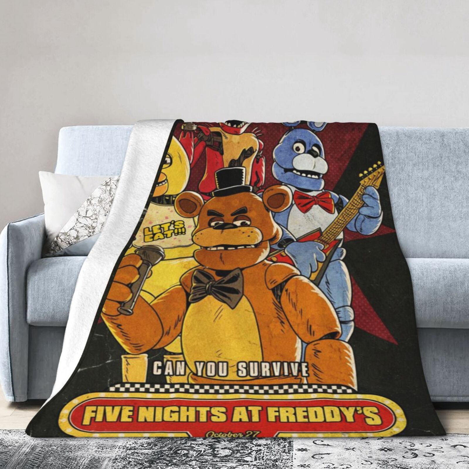 Five Nights At Freddy'S Fnaf Bed Blanket Air Conditioner Quilt Ultra ...