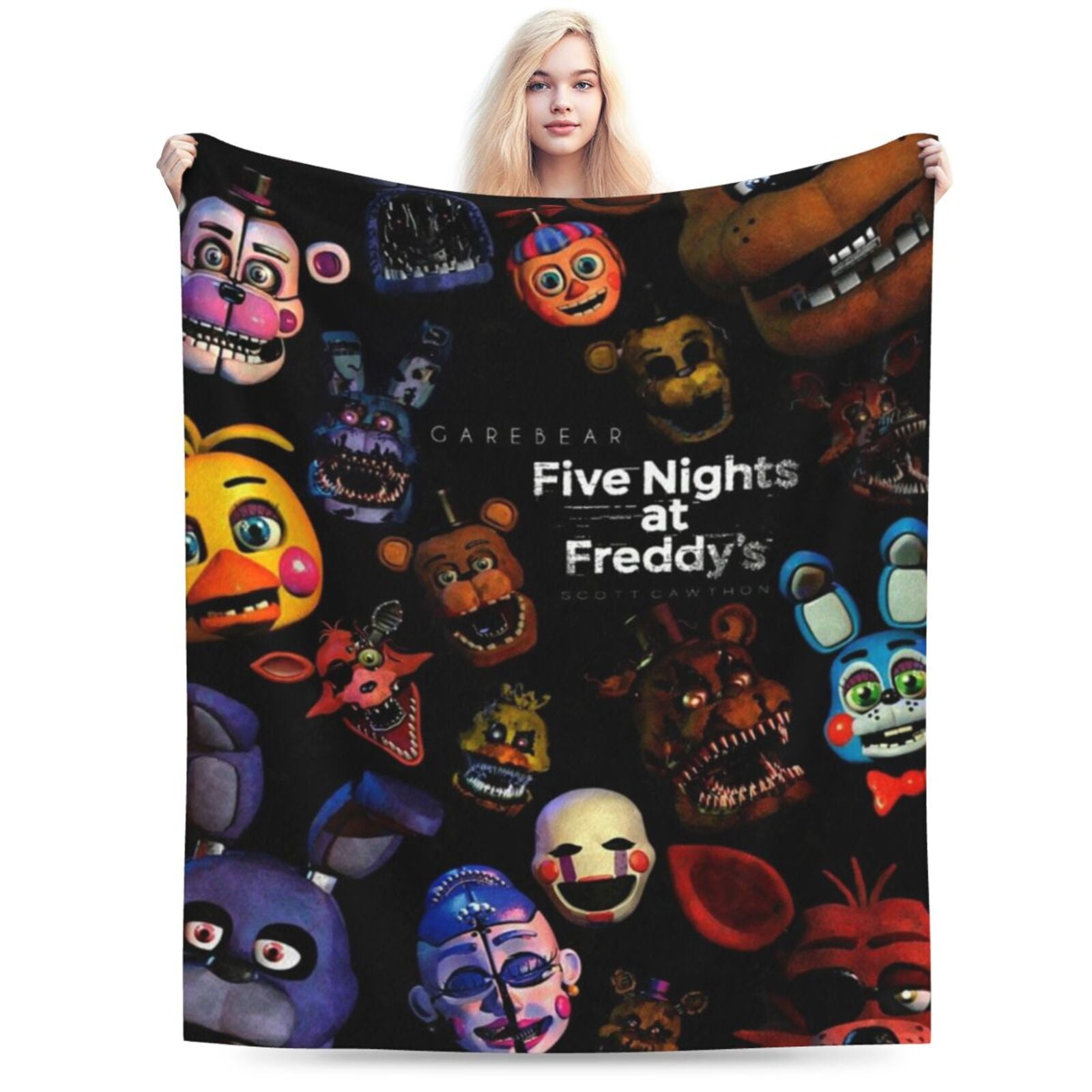 Five Nights At Freddy'S Fnaf Bed Blanket Air Conditioner Quilt Ultra ...