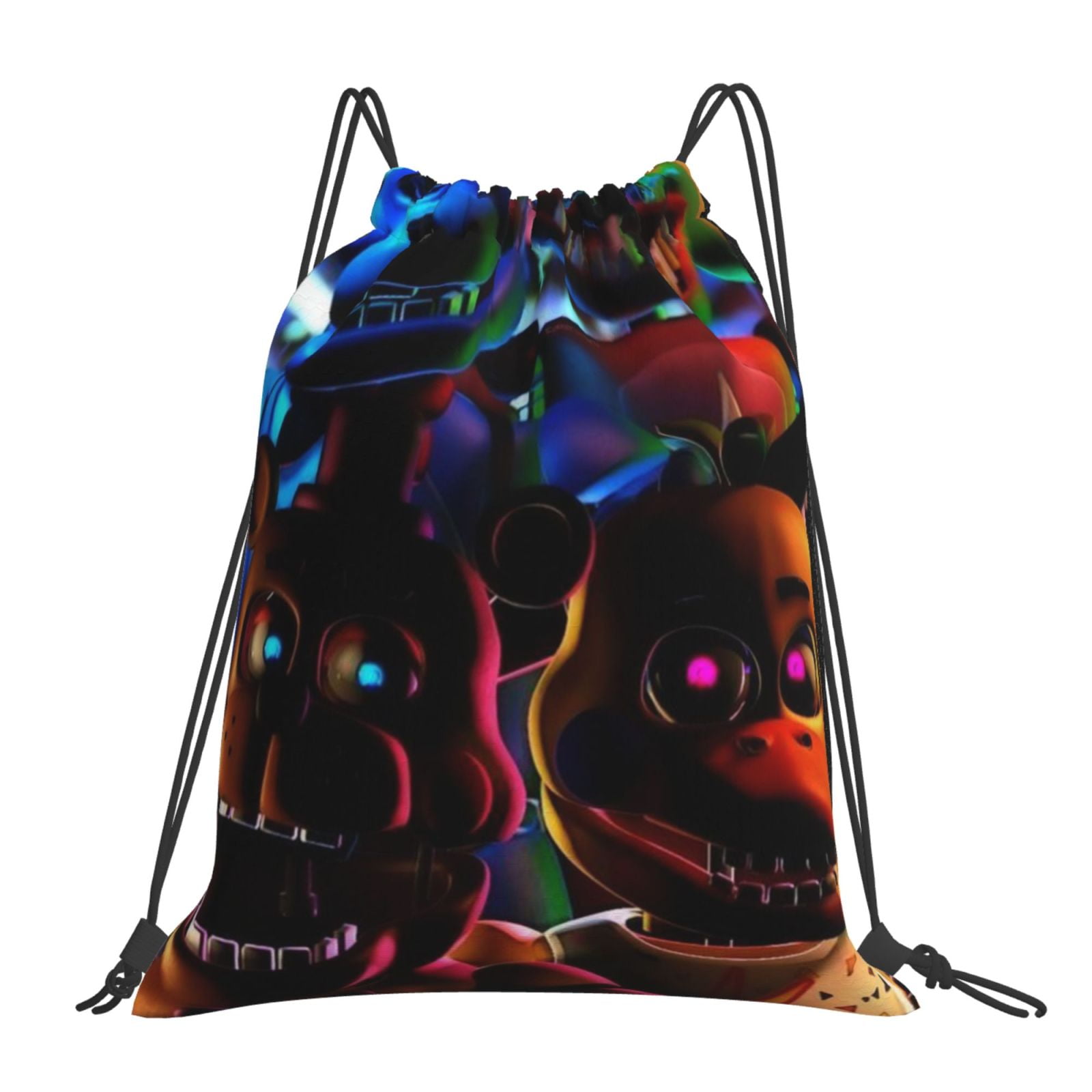Five Nights At Freddy'S Fnaf Drawstring Backpack Simple Sports Gym Bag ...