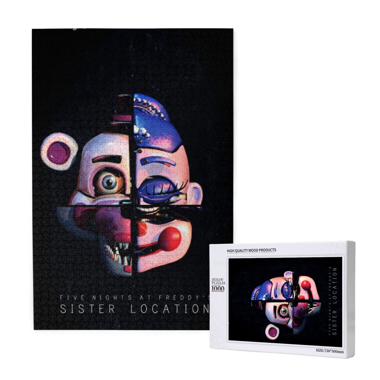 Five Nights At Freddy'S Fnaf Jigsaw Puzzle 1000 Pieces Wooden Puzzle ...