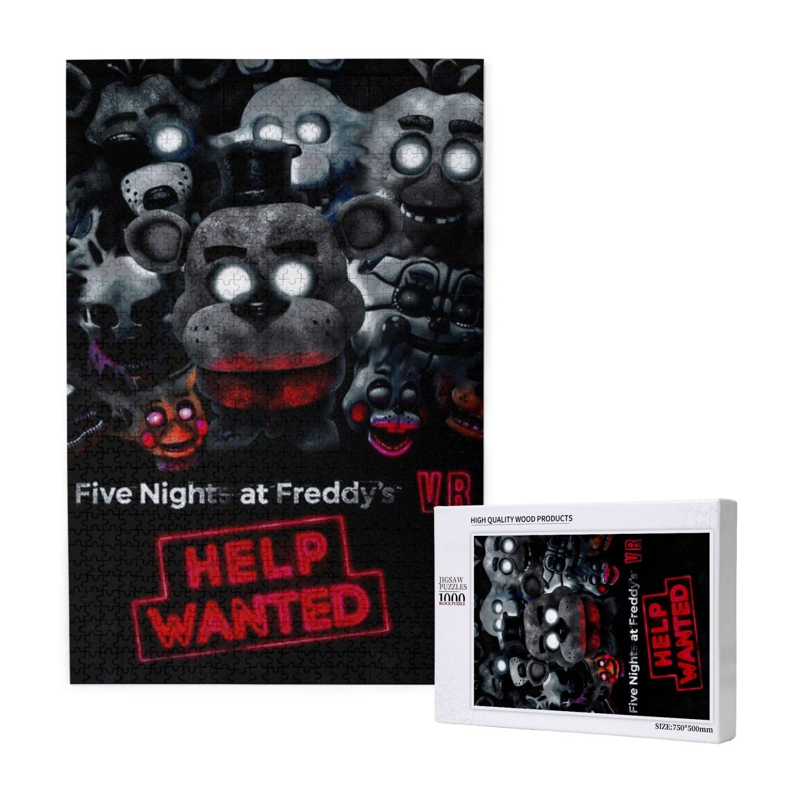 Five Nights At Freddy'S Fnaf Jigsaw Puzzle 1000 Pieces Wooden Puzzle ...