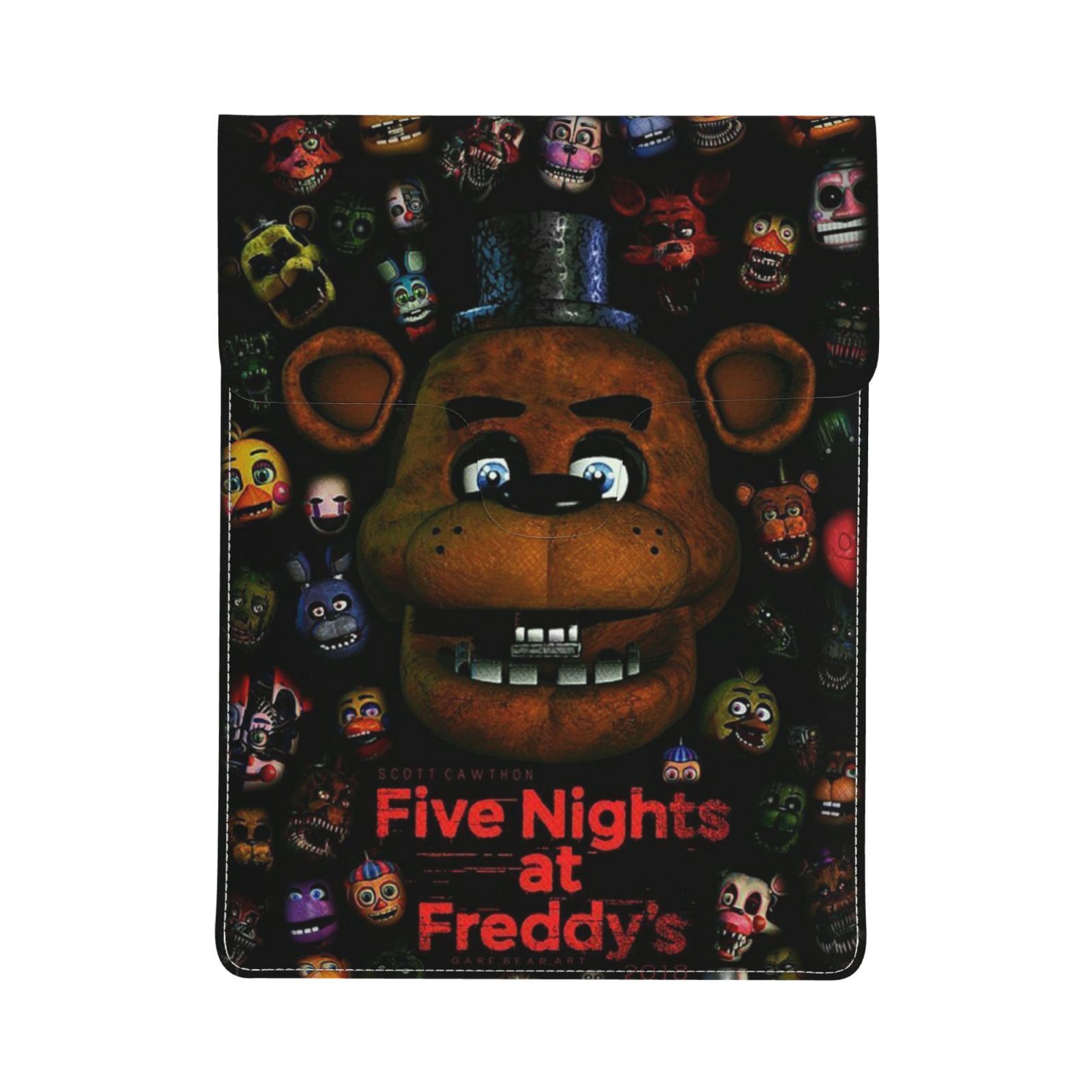 Five Nights At Freddy'S Fnaf Leather Laptop Sleeve Case Slim Waterproof ...