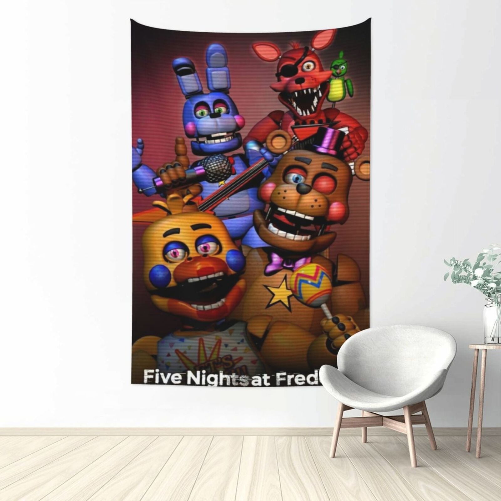 Five Nights At Freddy'S Fnaf Tapestry Wave Wall Hanging Home Decoration ...