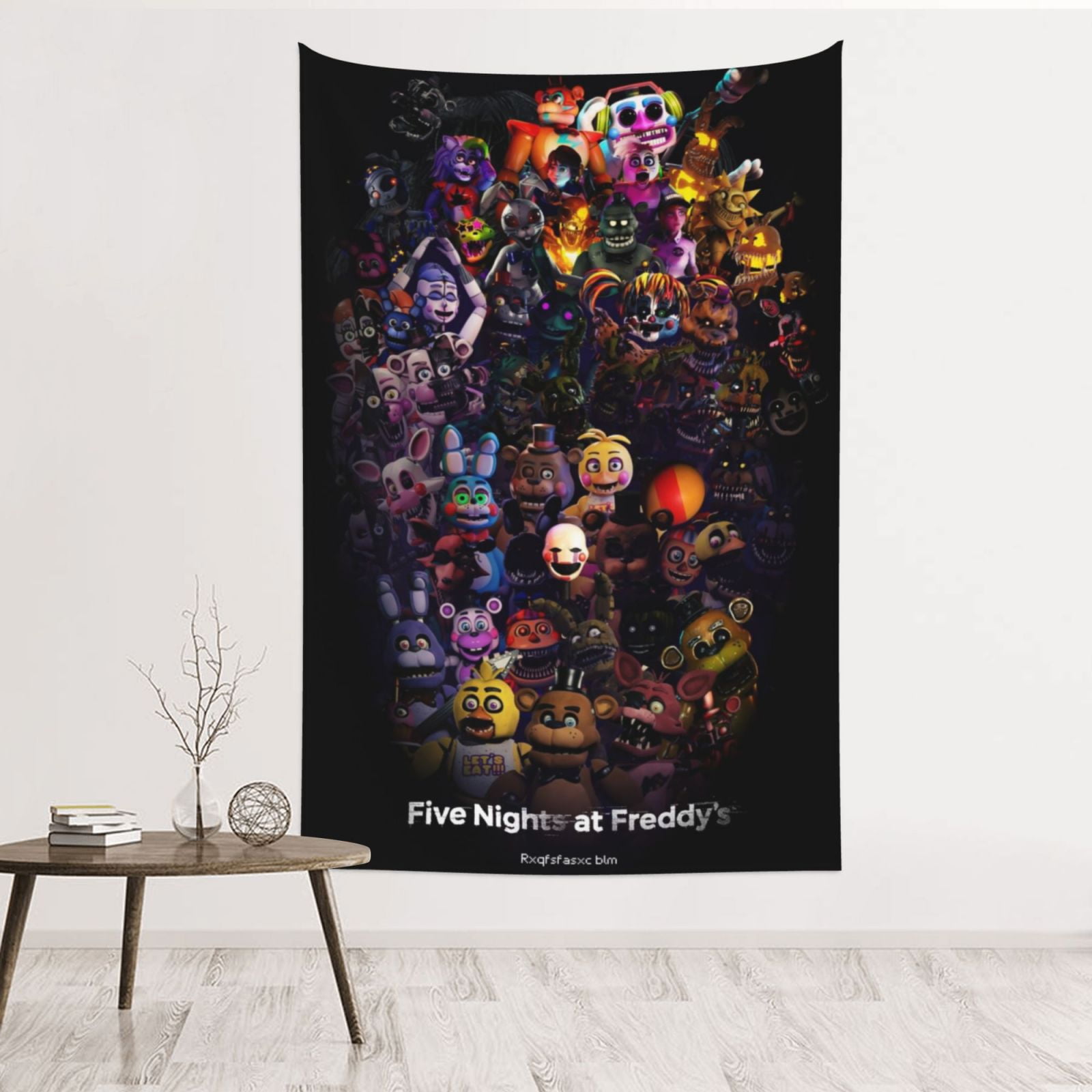 Five Nights At Freddy'S Fnaf Tapestry Wave Wall Hanging Home Decoration ...