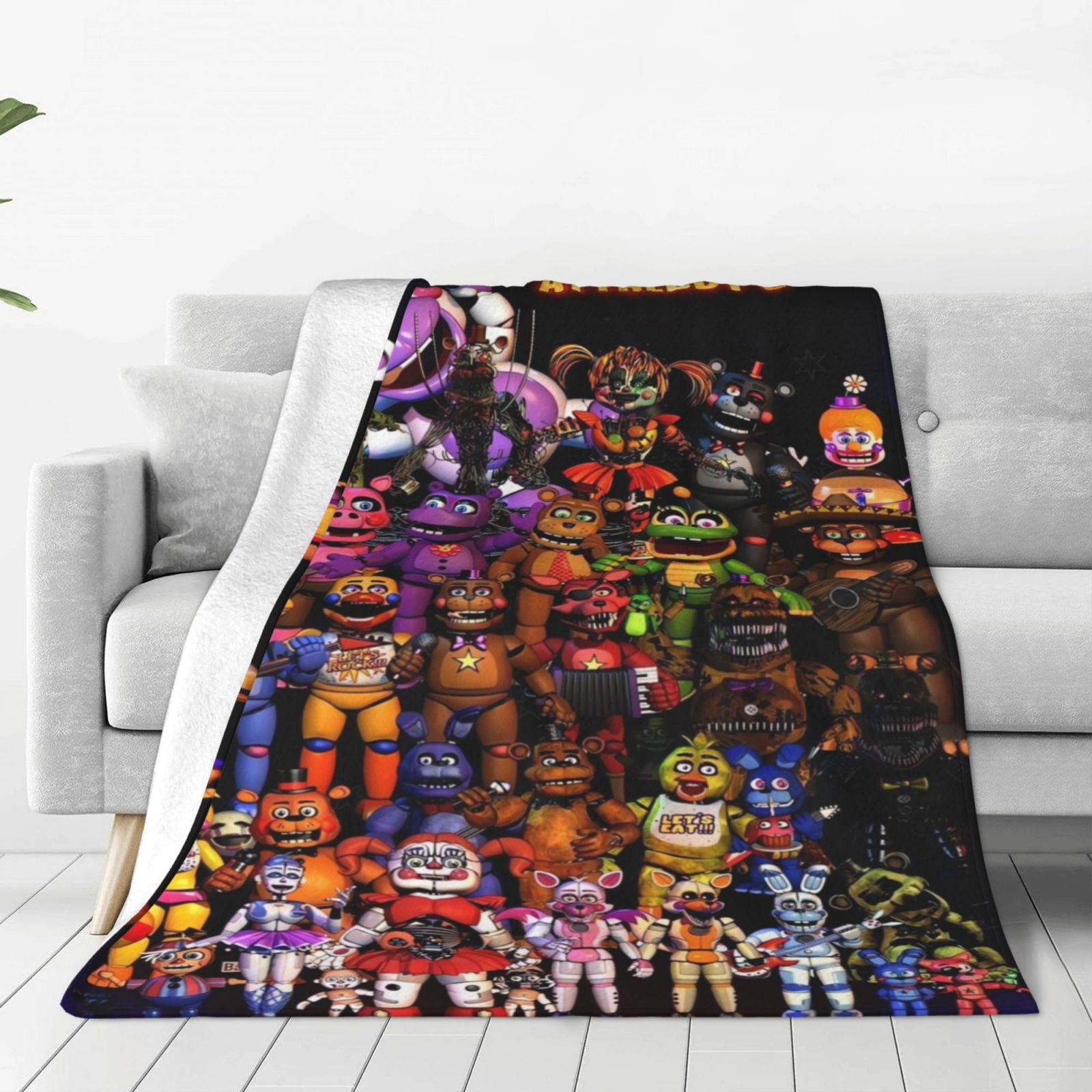 Five Nights At Freddy'S Fnaf Throw Blanket Couch Bed Sofa Soft ...