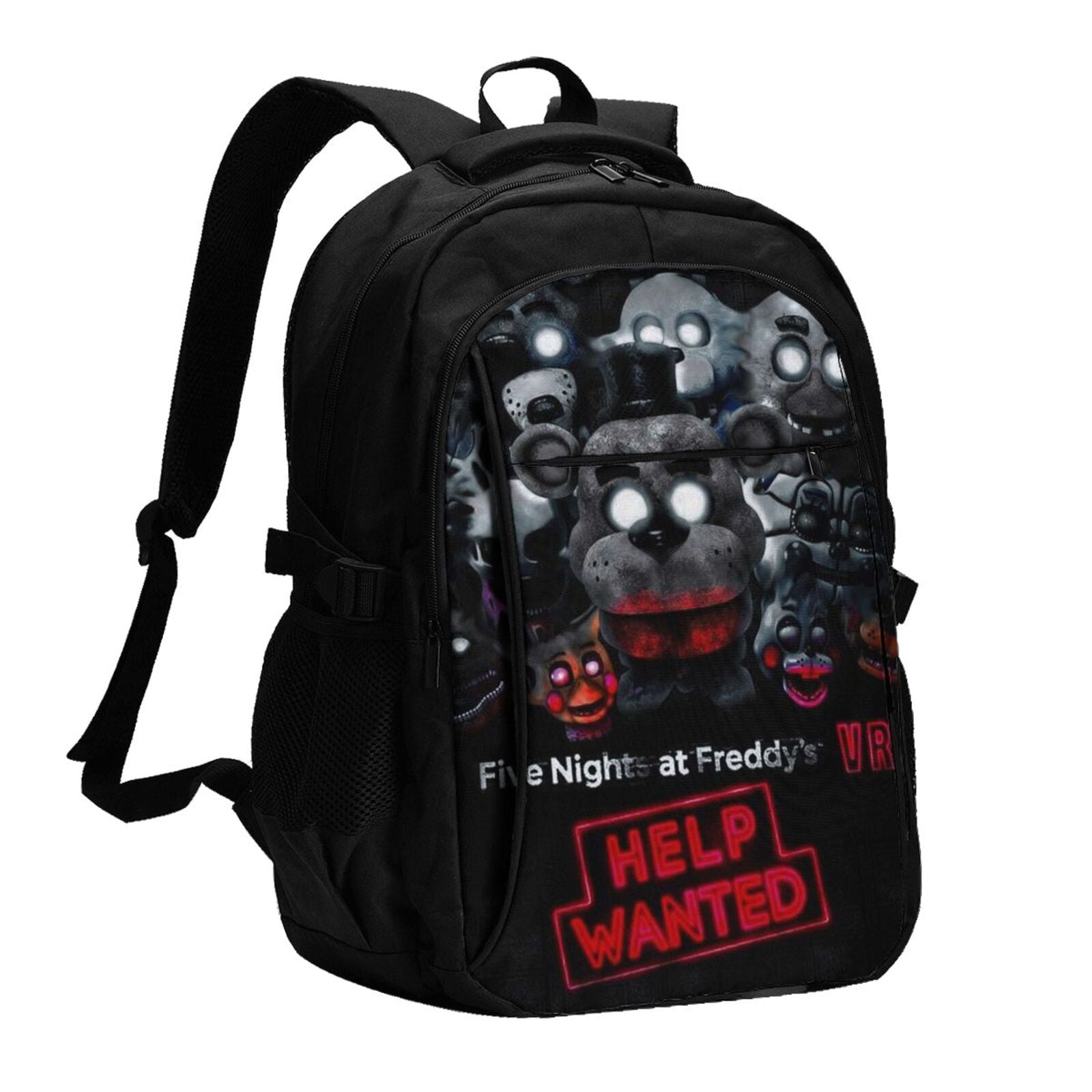 Five Nights At Freddy'S Fnaf Travel Backpack With Usb Charging Port ...