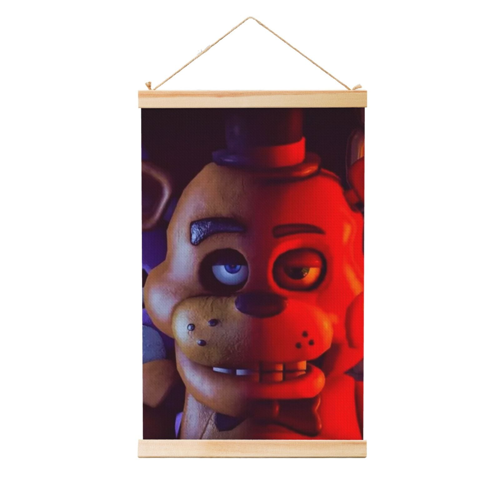 Five Nights At Freddy'S Fnaf Wooden Shaft Hanging Poster Home Decor ...