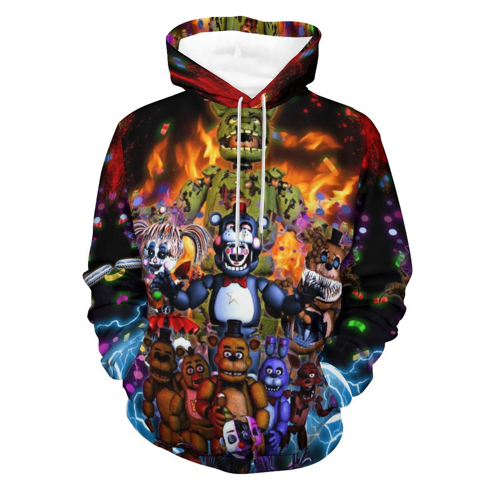 Five Nights At Freddy'S Hoodie Unisex 3d Novelty Hoodies Graphic ...