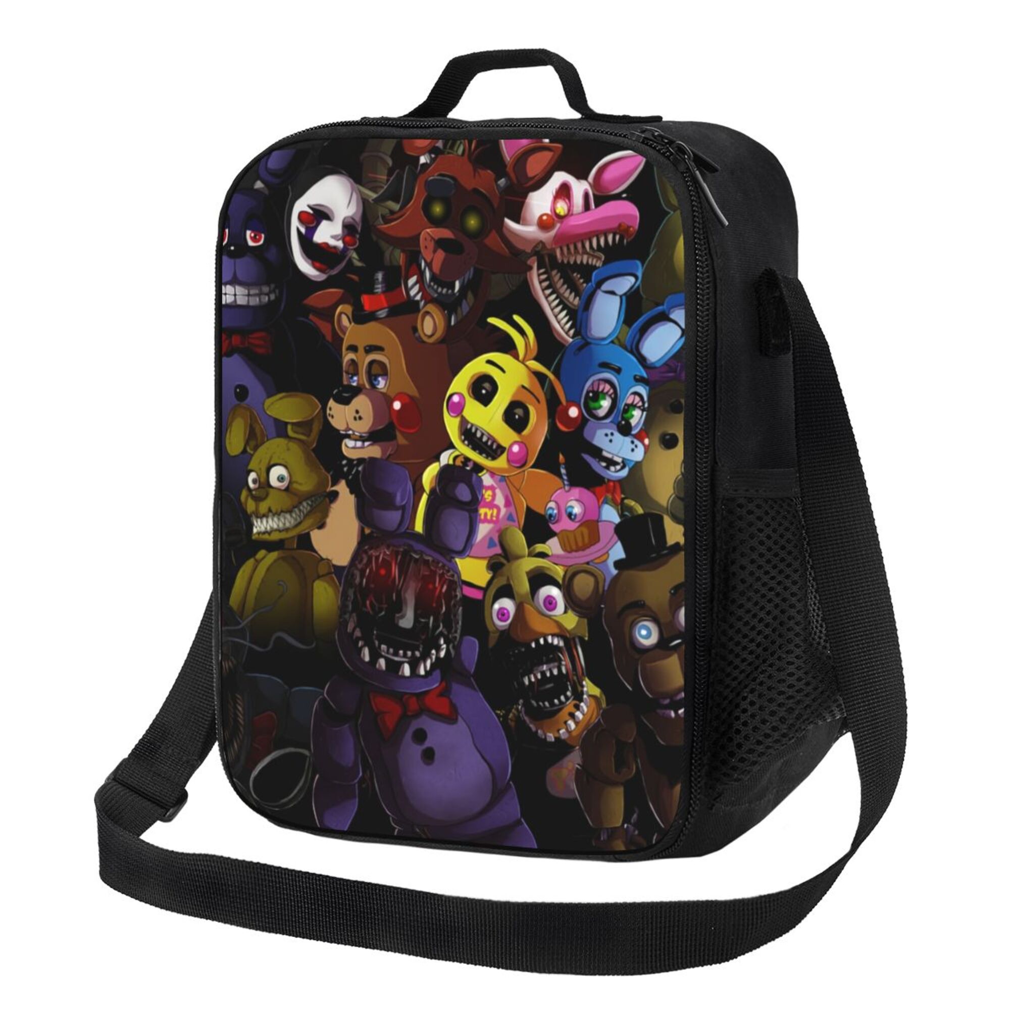 Five Nights At Freddy'S Lunch Bag Lunch Box Lightweight Durable Lunch Tote Bag Portable Reusable ...