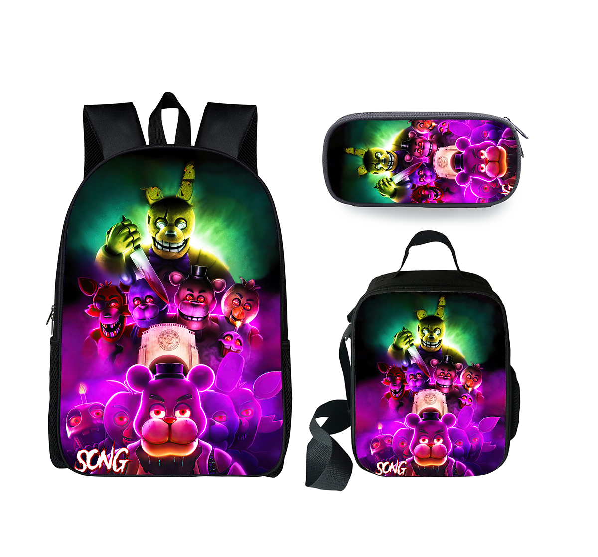 Five Nights At Freddy's Backpack 3D Printing FNAF Backpacks Anime ...