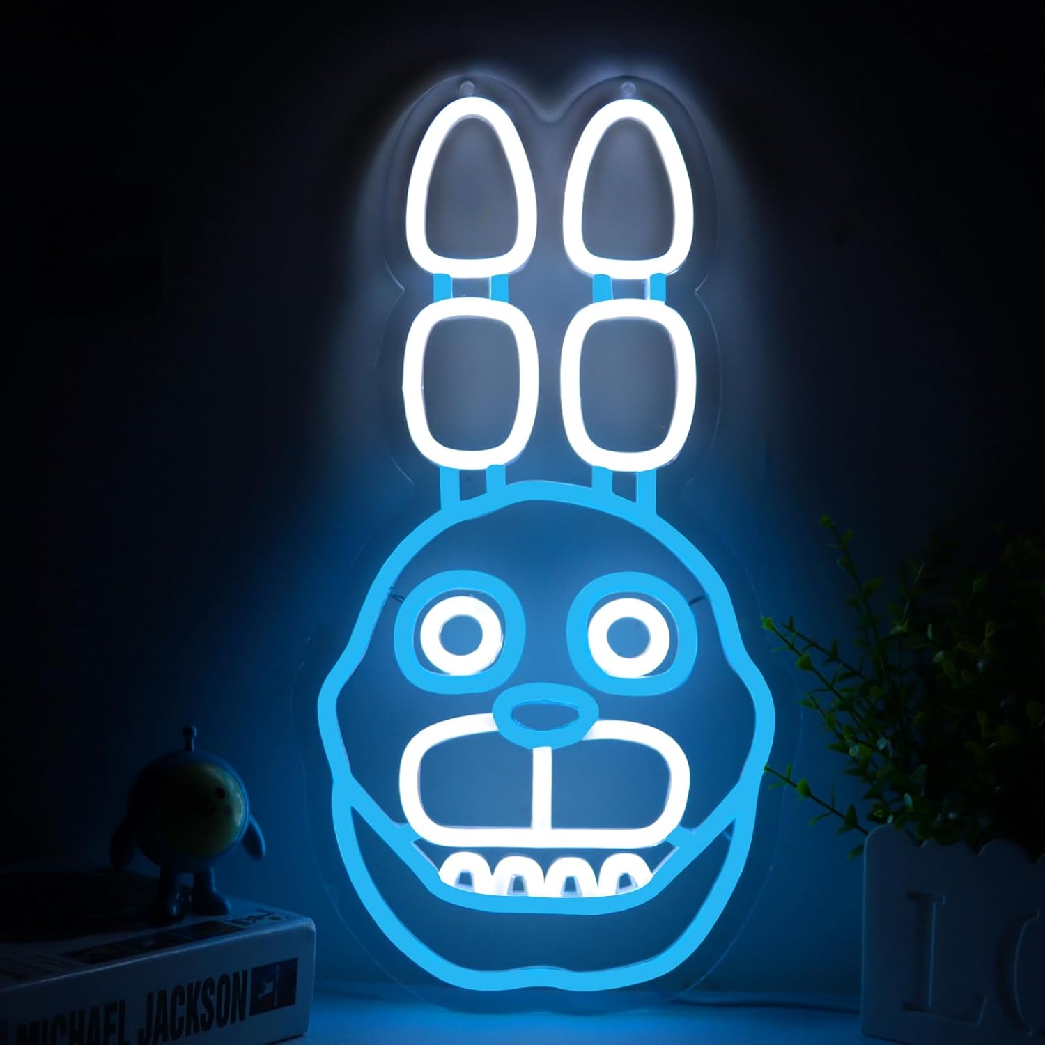Five Nights At Freddy's Bonnie the Rabbit LED Neon Wall Signs for ...