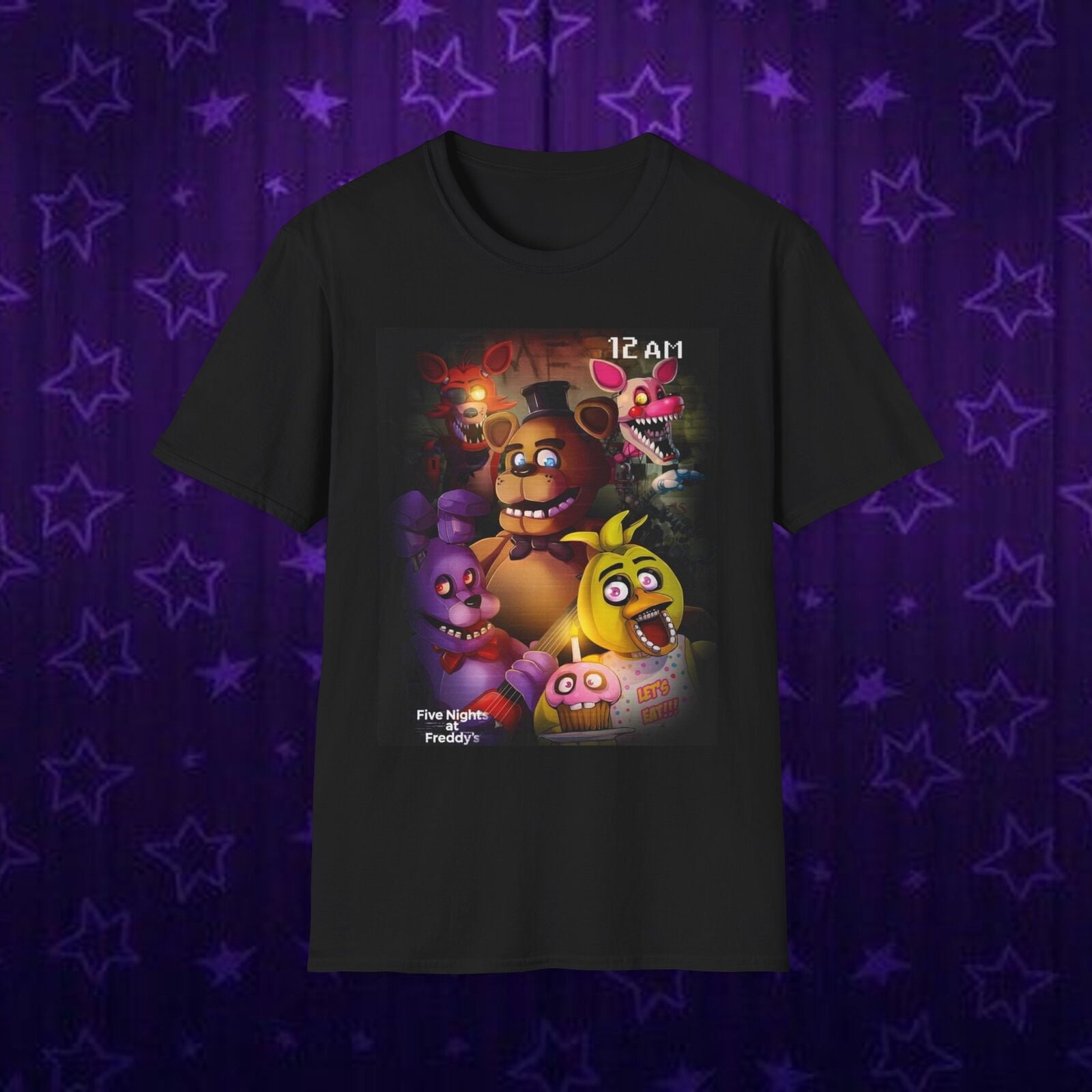 Five Nights At Freddy’s Fnaf Bonnie Chica Foxy Mangle Unisex Softstyle ...