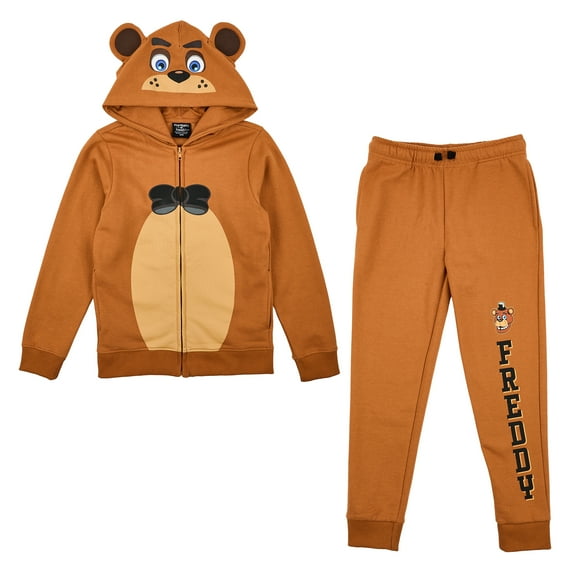 Five Nights At Freddy’s Freddy Fazbear Boy’s 2-Pack Cosplay Zip Front ...
