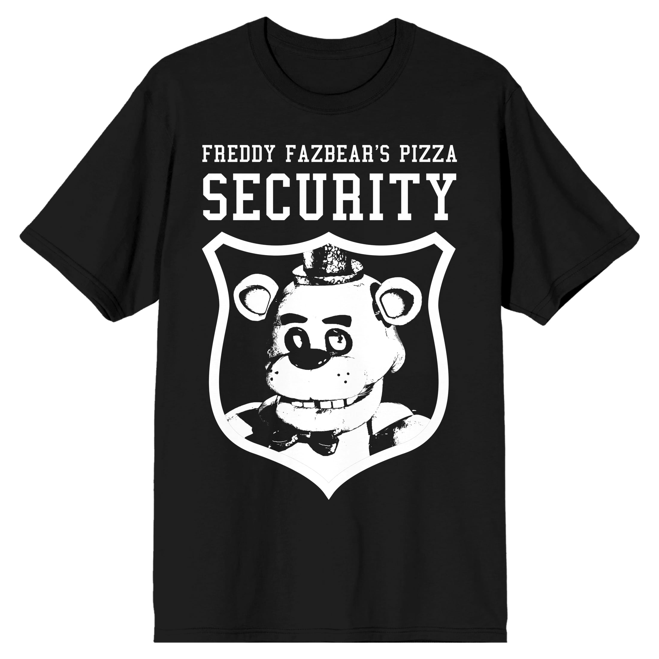 Five Nights At Freddy's Freddy Fazbear's Pizza Security Women's Black T ...