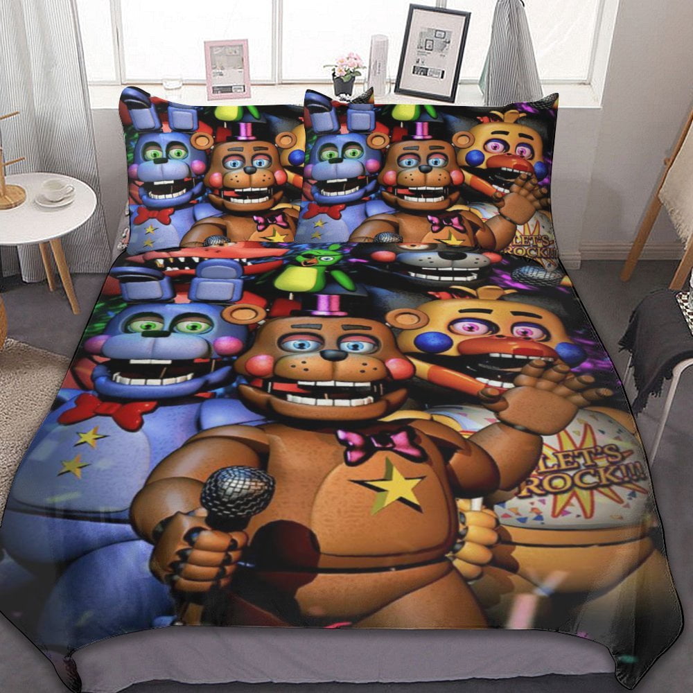 Five Nights At Freddy's Girl Duvet Cover Set, Soft Comfortable Bedding ...