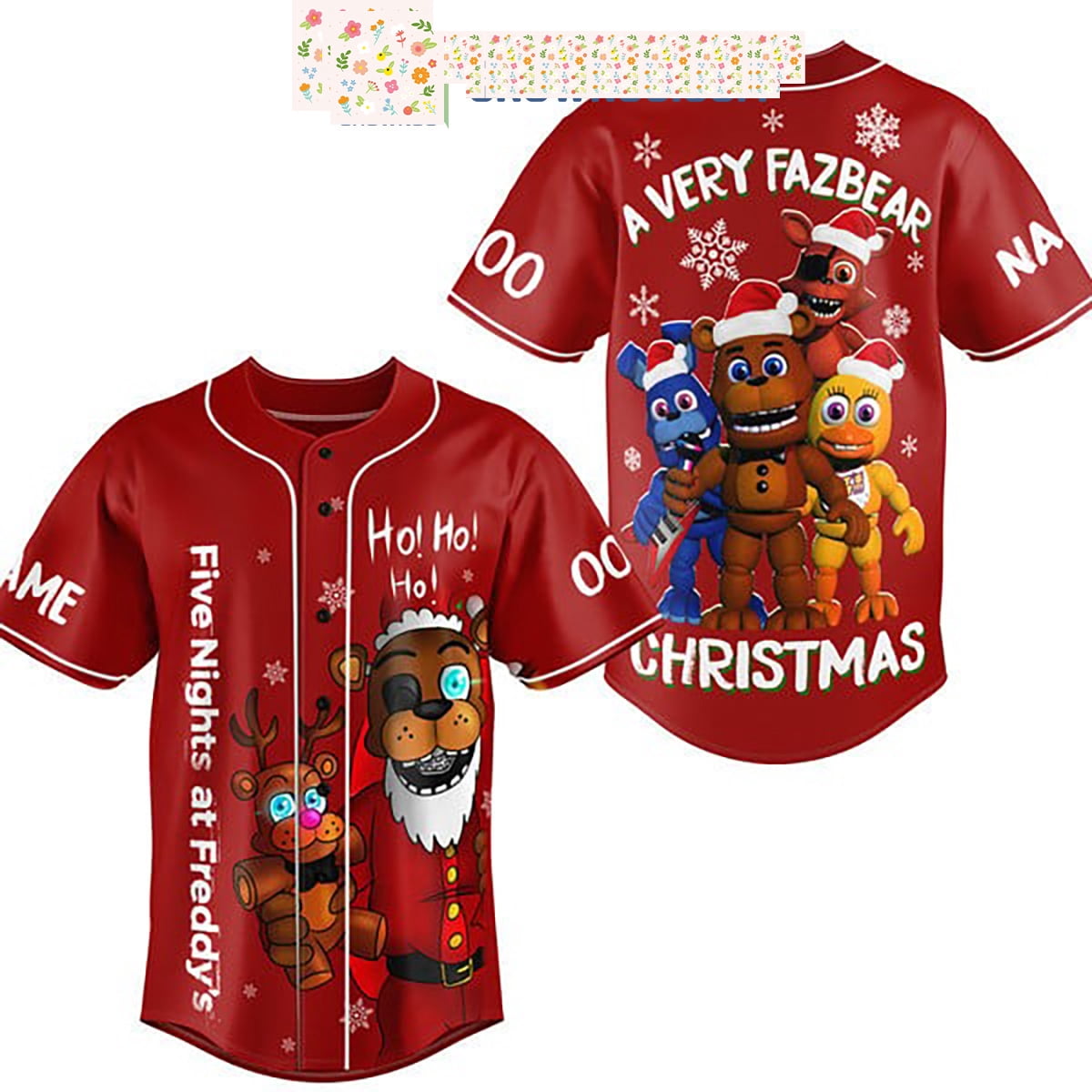 Five Nights At Freddy s Ho Ho Ho A Very Fazbear Christmas Custom Name ...