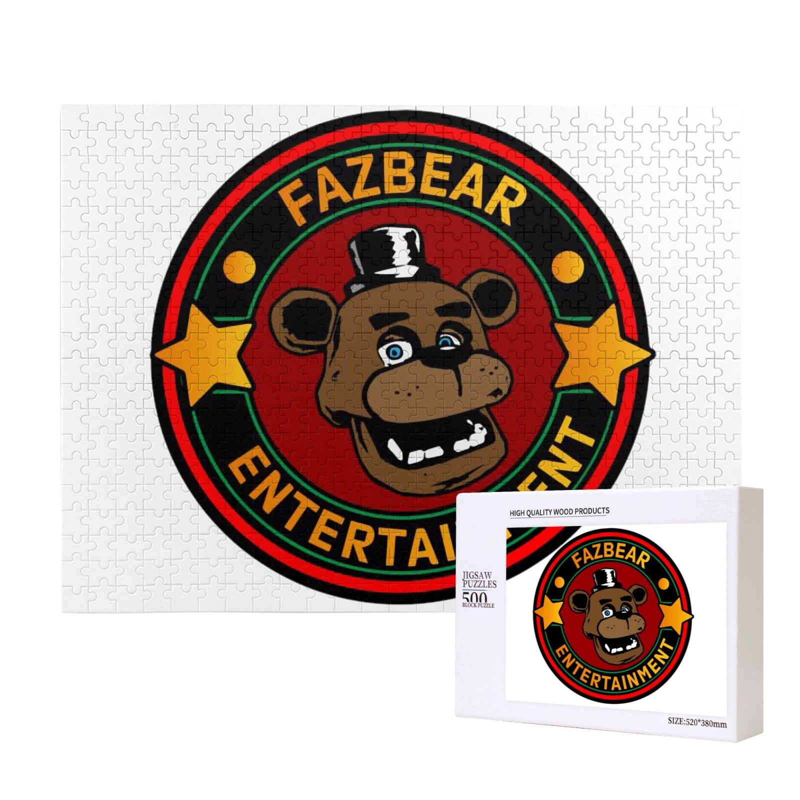 Five Nights At Freddy's Jigsaw Puzzle 500 Pieces for Adults DIY Wall ...