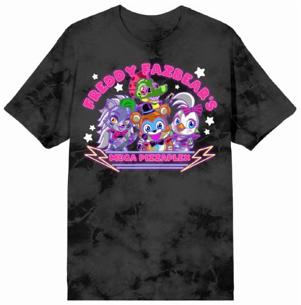 Five Nights At Freddy’s Mega PizzaPlex Chibi Group Shot Women’s Black ...