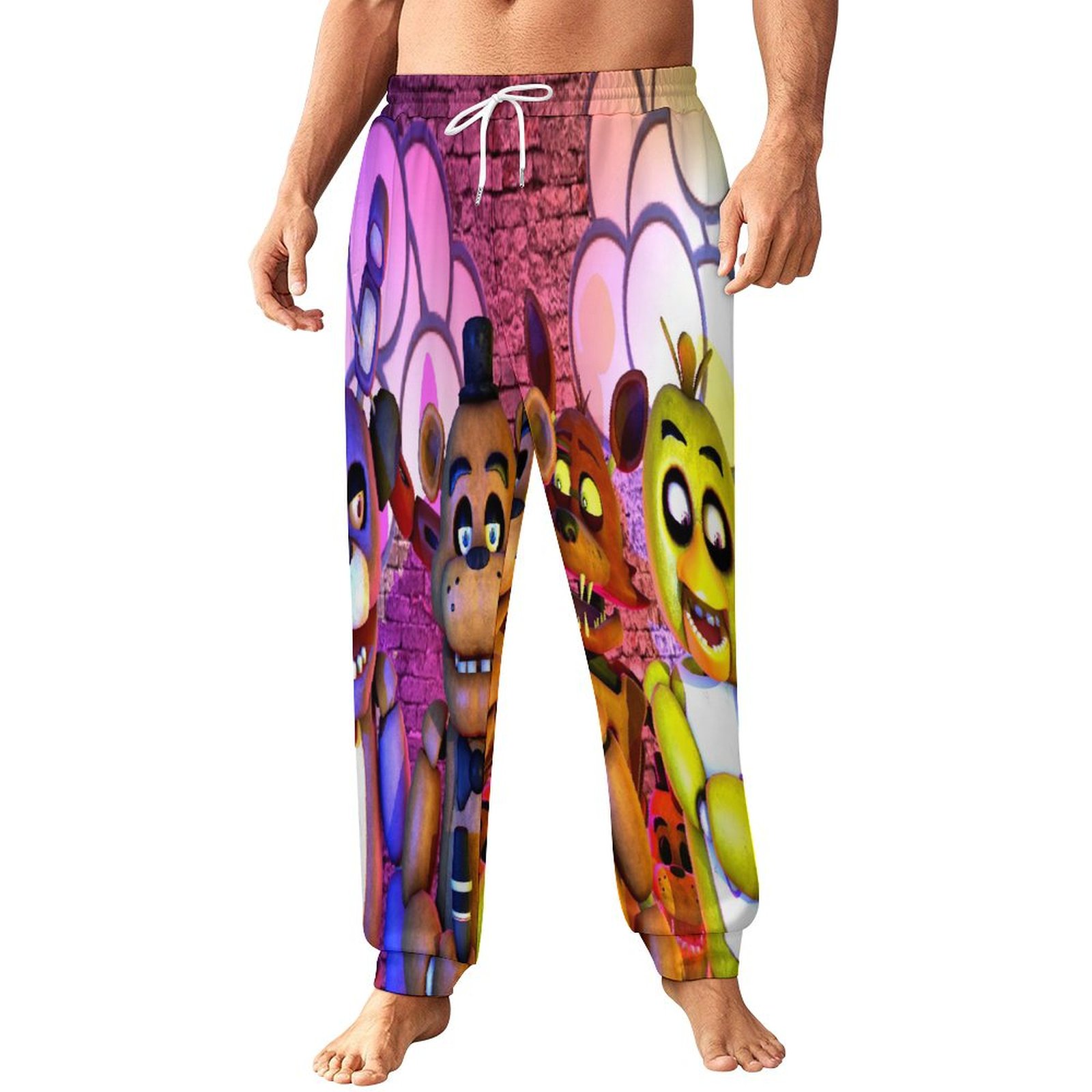 Five Nights At Freddy's Men's Athletic Joggers Stretch Sweatpants ...
