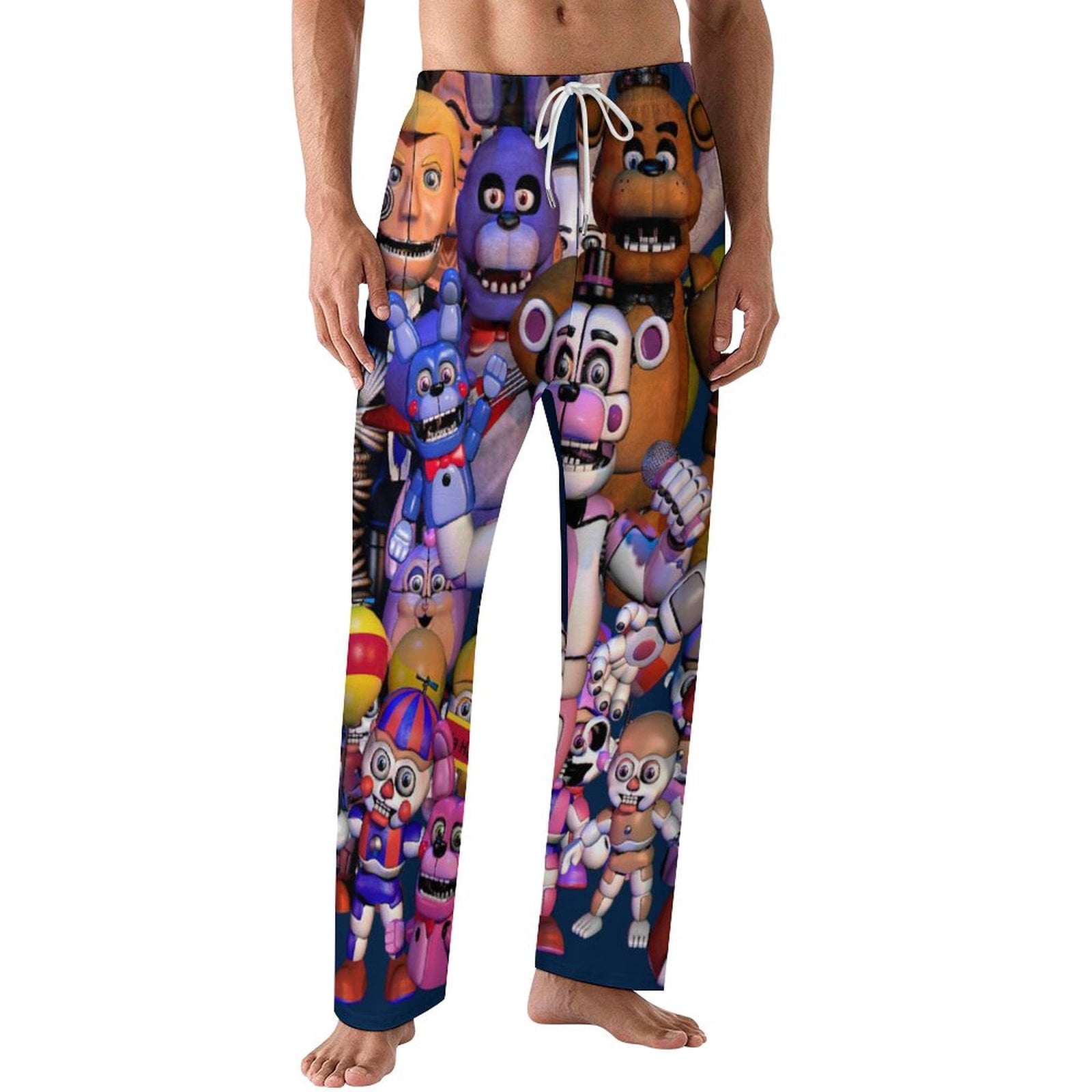 Five Nights At Freddy's Mens PJ Pajama Pants Bottoms Lounge Pants ...