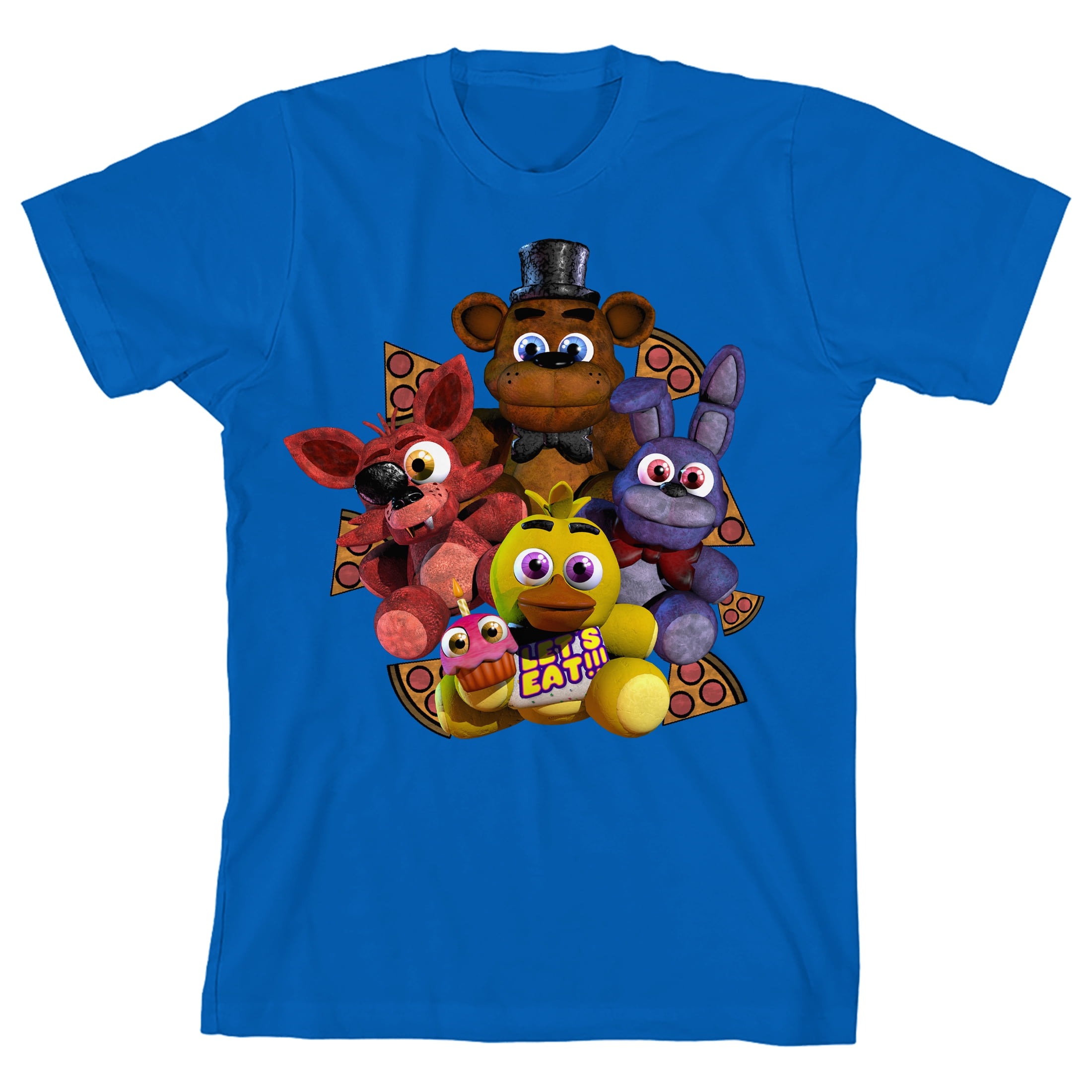 Five Nights At Freddy's Plush Characters Group Short Youth Royal Blue ...