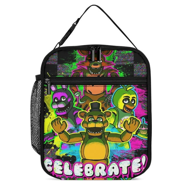 Five Nights At Freddy's Portable Insulated Lunch Bag Students Worker ...