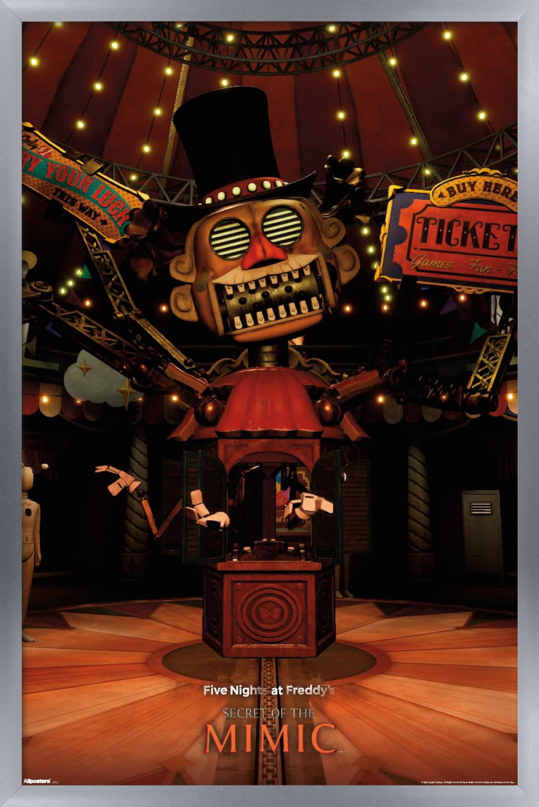 Five Nights At Freddy's: Secret of the Mimic (2025) - Big Top Wall Poster, 22.375" x 34" Framed ...